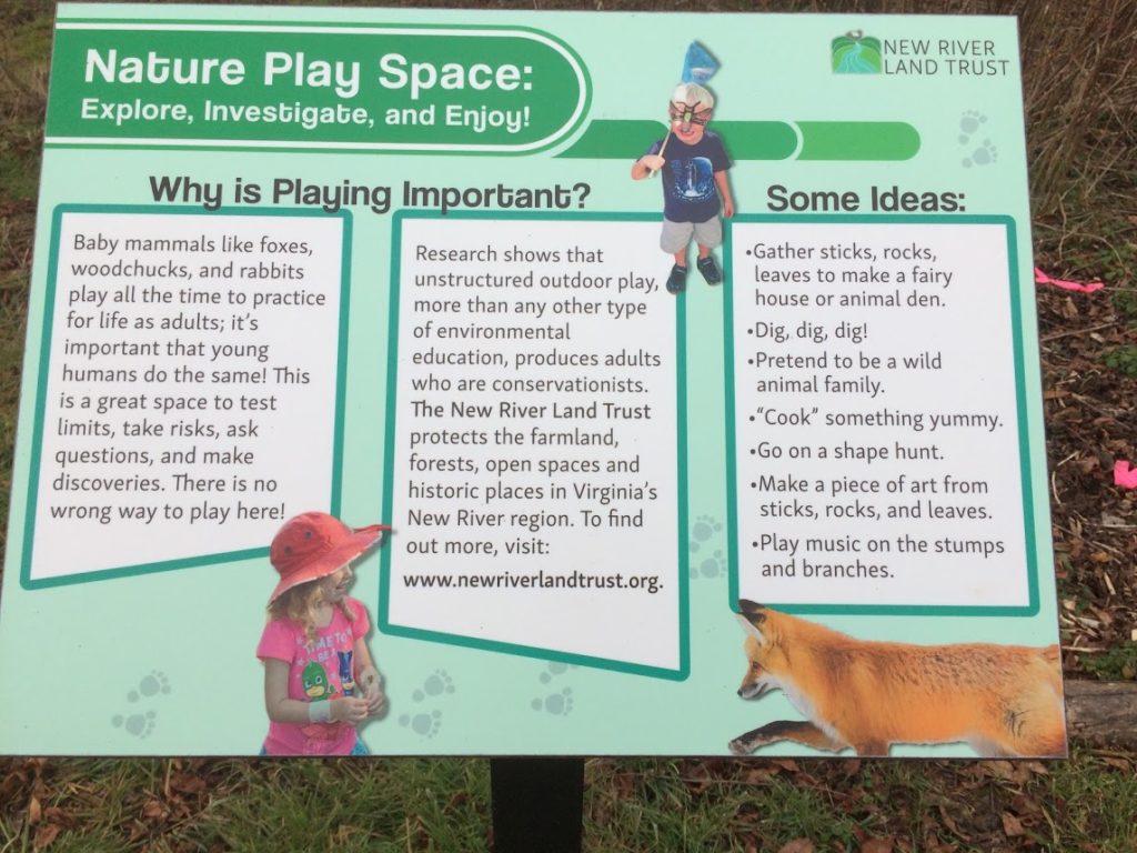 Nature Play Space Pollinator Garden - New River